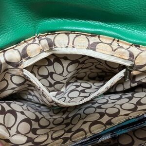 Coach | Bags | Vintage Coach Green C Logo Bag | Poshmark